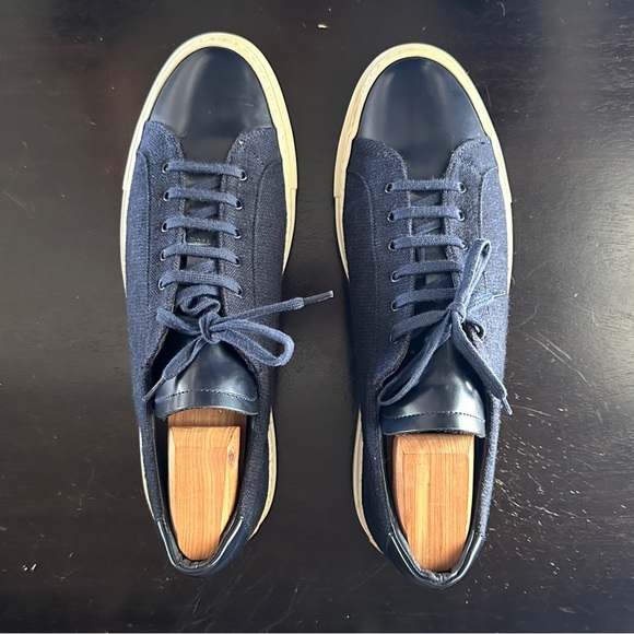 Common Projects | Shoes | Common Projects Retro Low Navy Two Tone ...